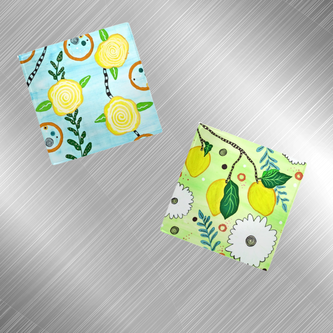 Citrus Home Metal Magnet Set – Christine Yvonne Art